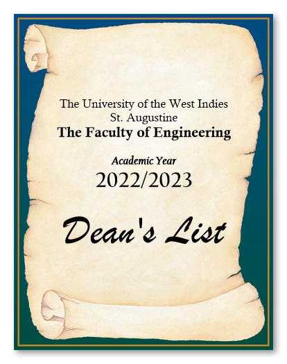 The Faculty of Engineering, Dean's List | The Faculty of Engineering