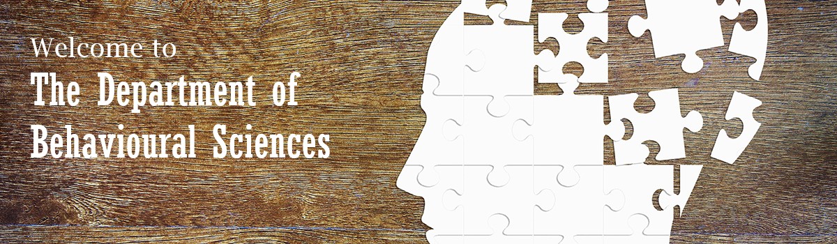 Behavioural Banner | Department of Behavioural Sciences