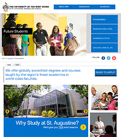 UWI Website Redesign Project at St Augustine Campus - The University of ...
