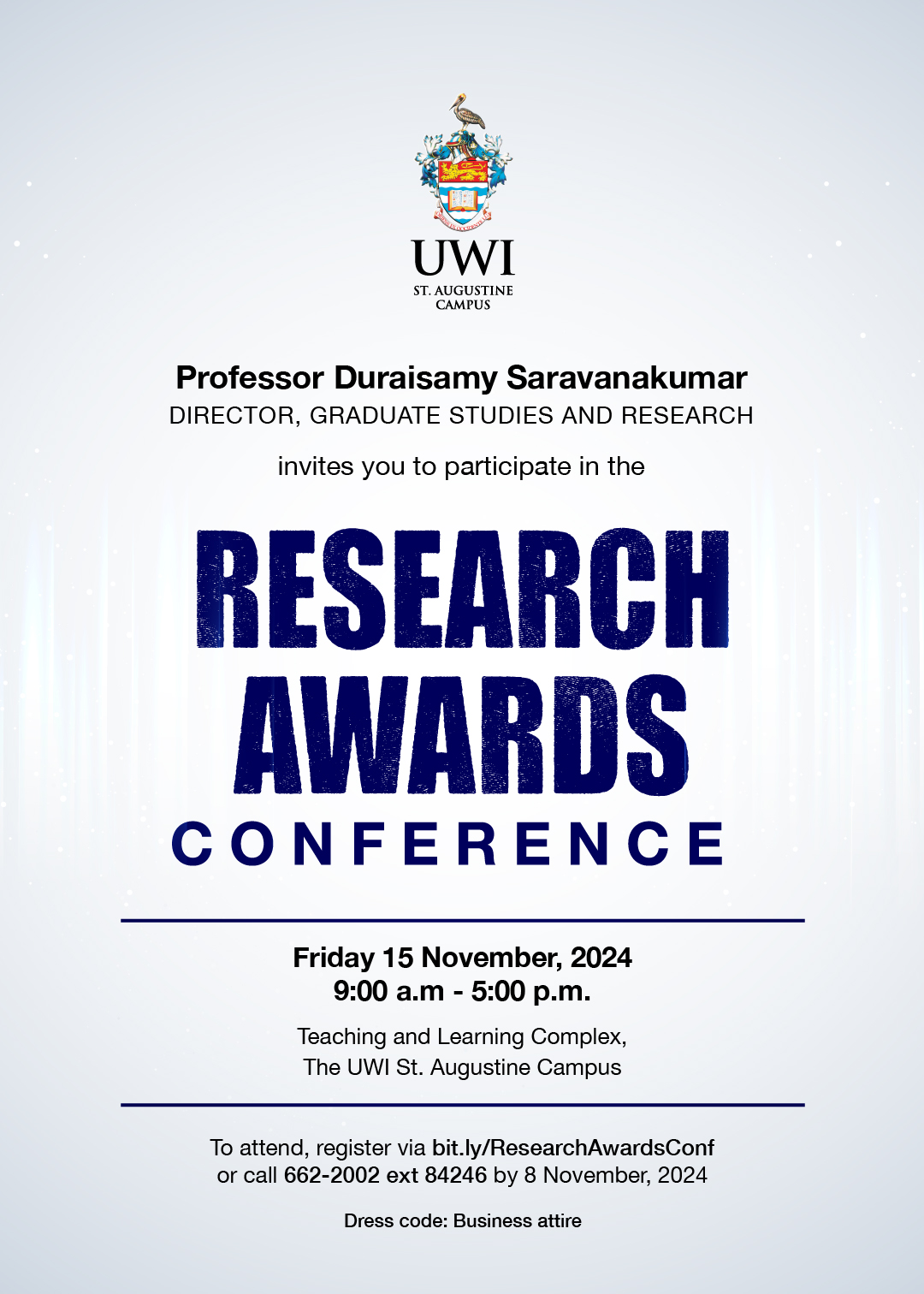 Registration - UWI Research Awards 2025